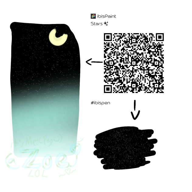 Qr brush code i made #2 - ibisPaint