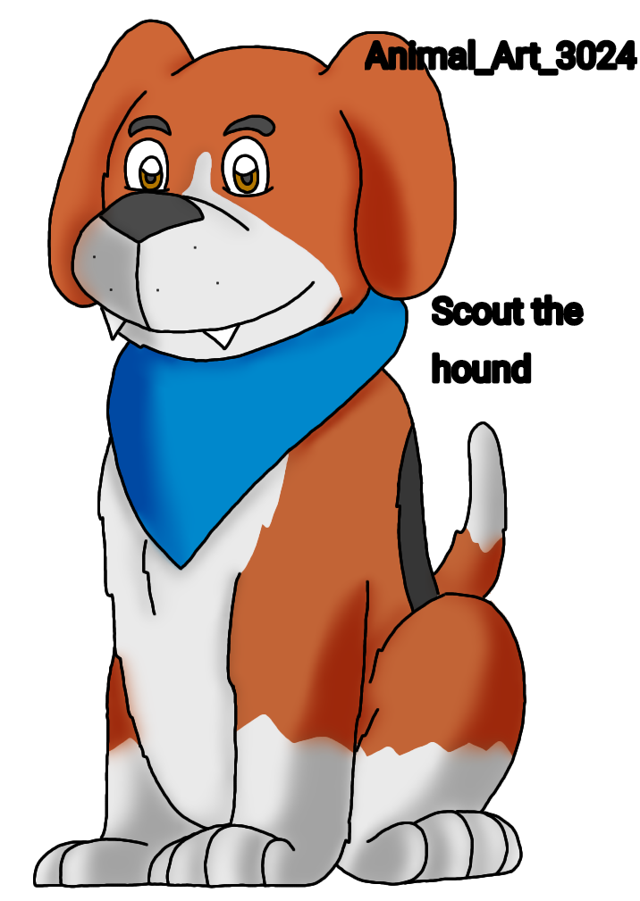 Scout the hound - ibisPaint