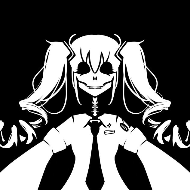 hatsune miku skeleton - ibisPaint