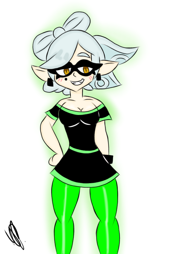 splatoon Marie 🦑🦑🦑💚💚💚 - ibisPaint