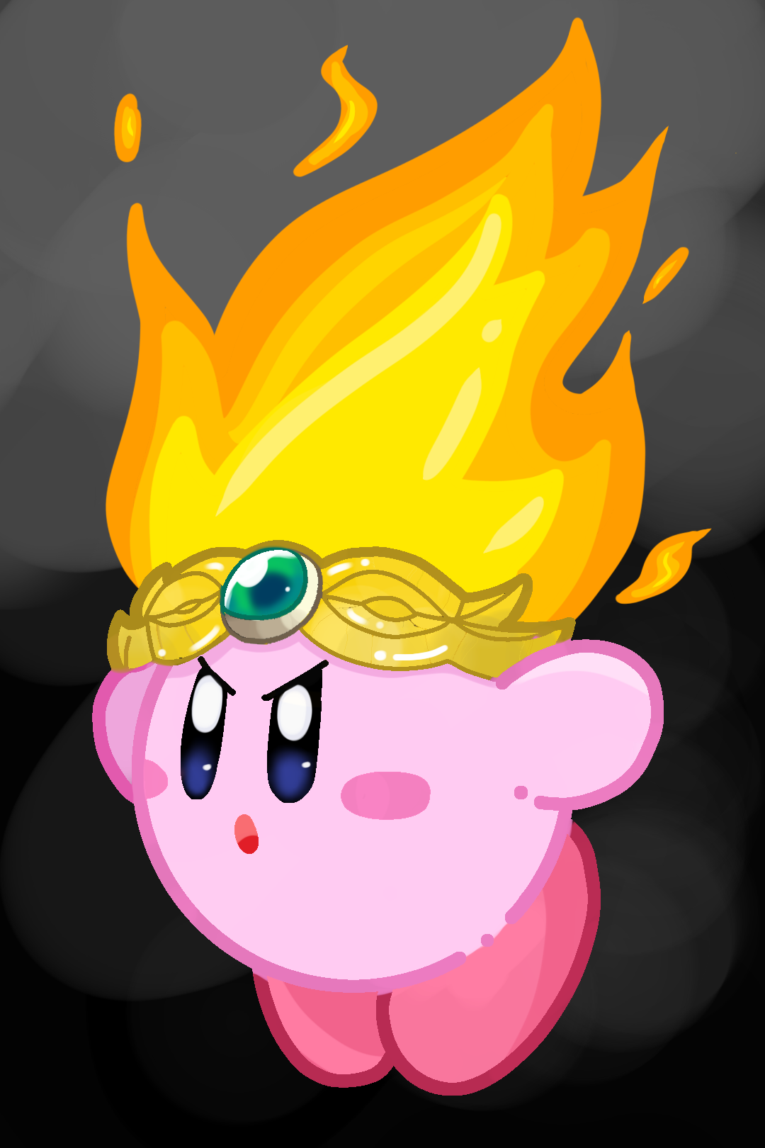 Fire kirby! - ibisPaint