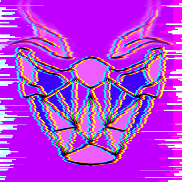 Glitched Mask - ibisPaint