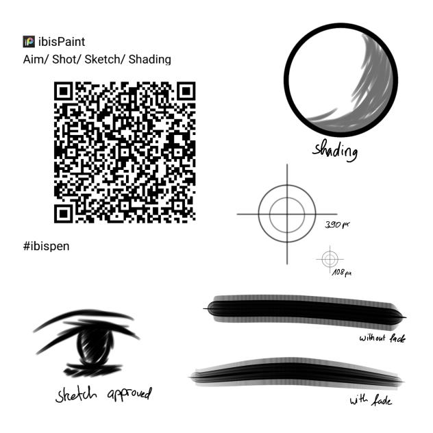 (Aim, Sketch, Shade) Brush - ibisPaint