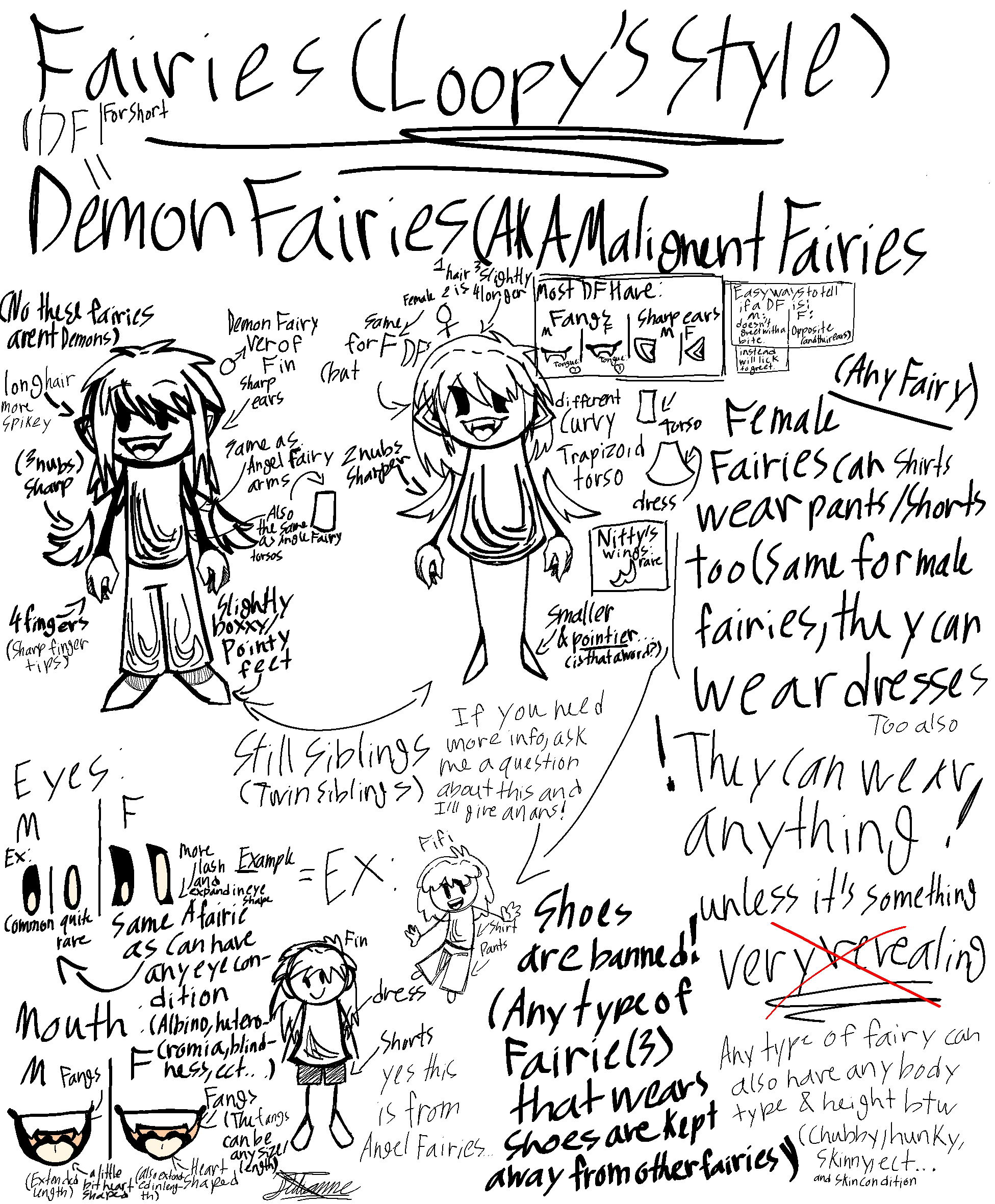 About Fairies (Demon Fairies my way) - ibisPaint