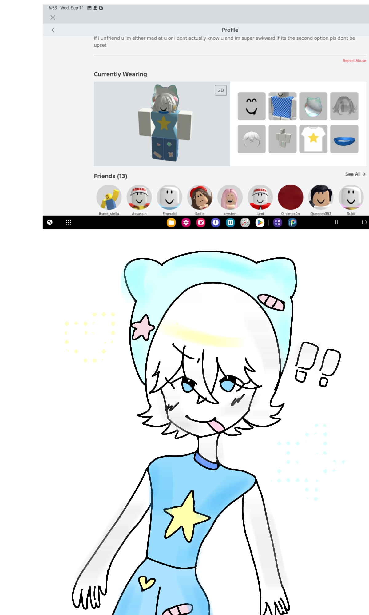 Drawing random roblox avatars - ibisPaint