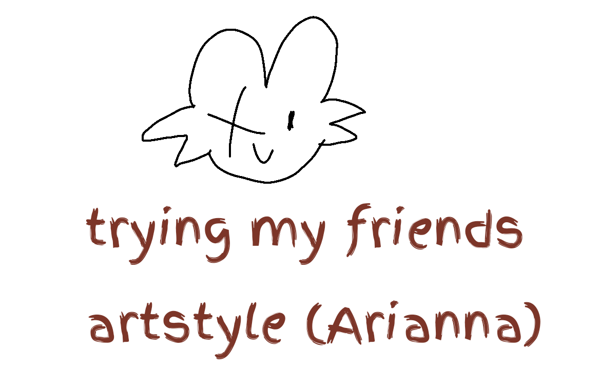 trying my friends art style - ibisPaint