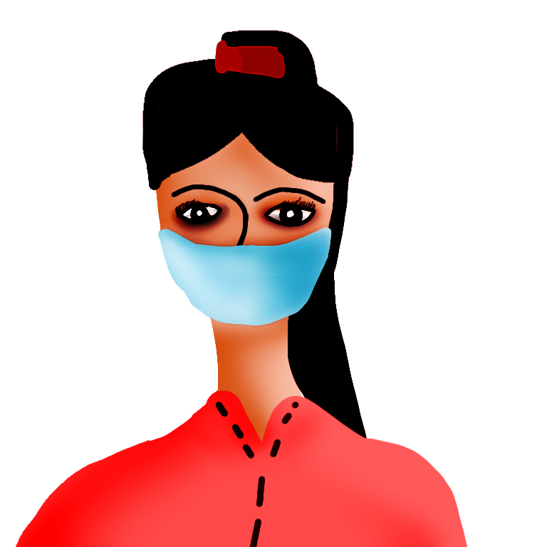 😷Put on a Mask for safety😷 - ibisPaint