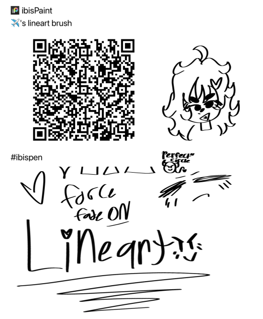 Lineart brush - ibisPaint