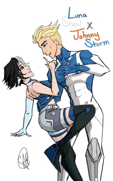 Johnny x Luna (Colored) - ibisPaint