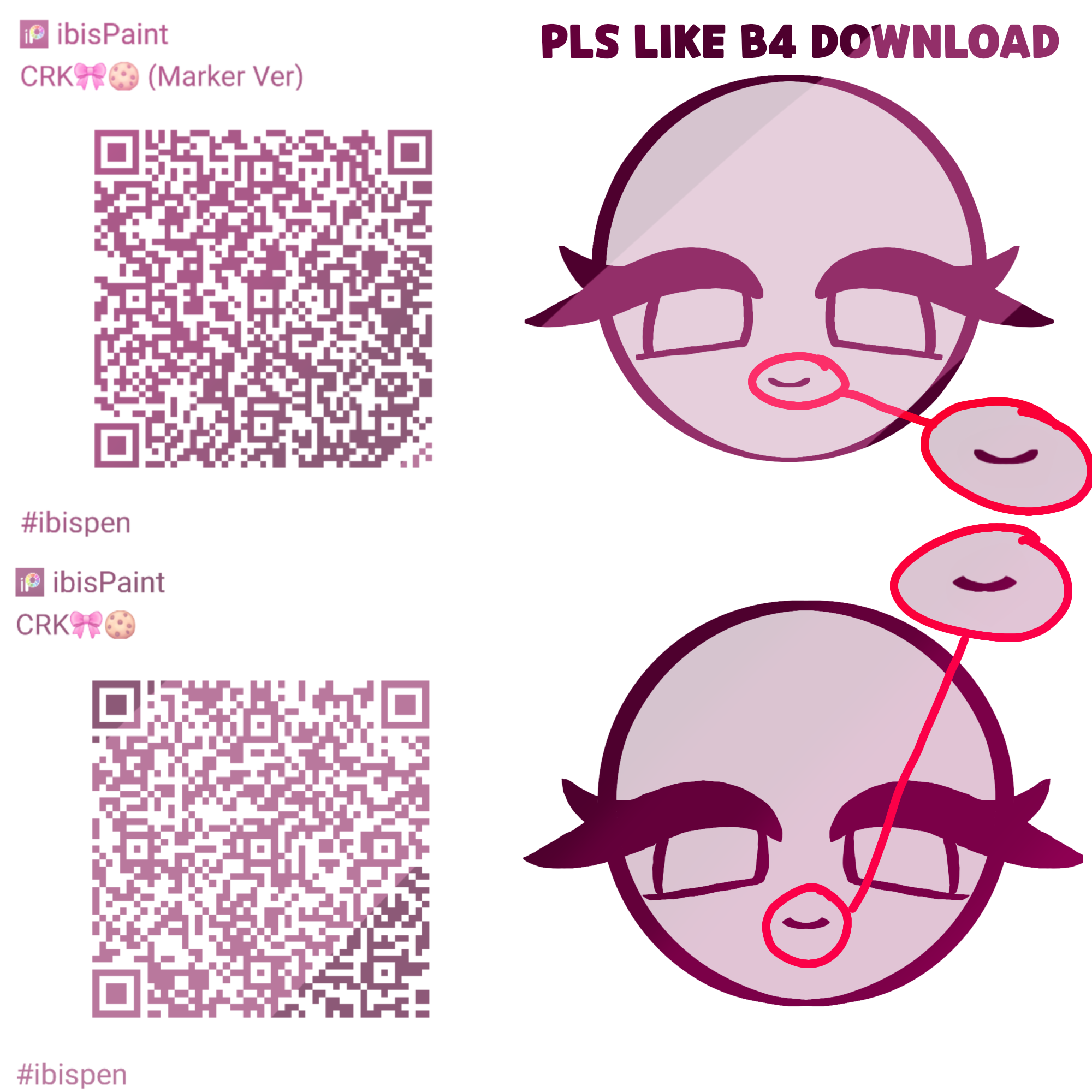 CRK Pen🎀🍪 1 Calligraphics 1 Marker - ibisPaint