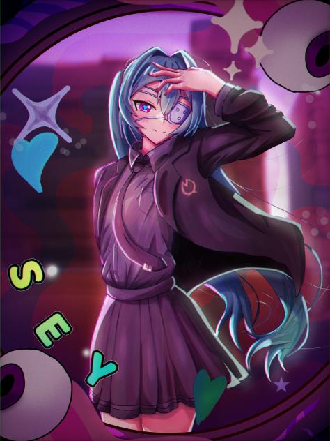 monitoring miku fanart - ibisPaint