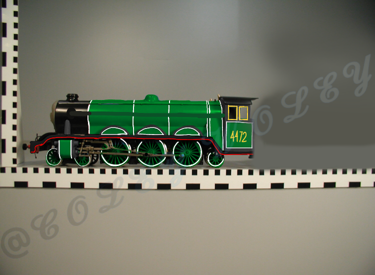 Model series flying Scotsman (engine) - ibisPaint