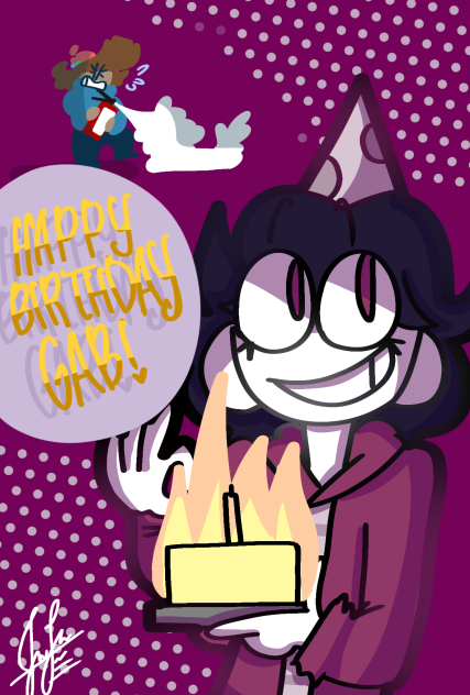 HAPPY BIRTHDAY (late) GAB!!! - ibisPaint