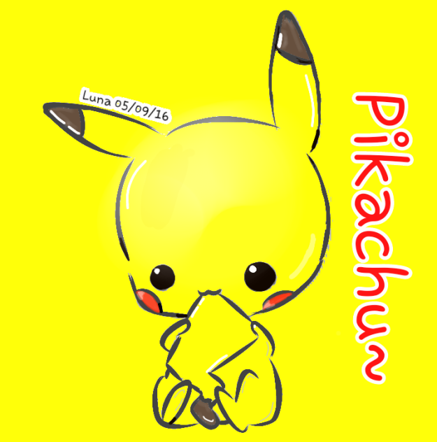 Baby Pikachu - ibisPaint