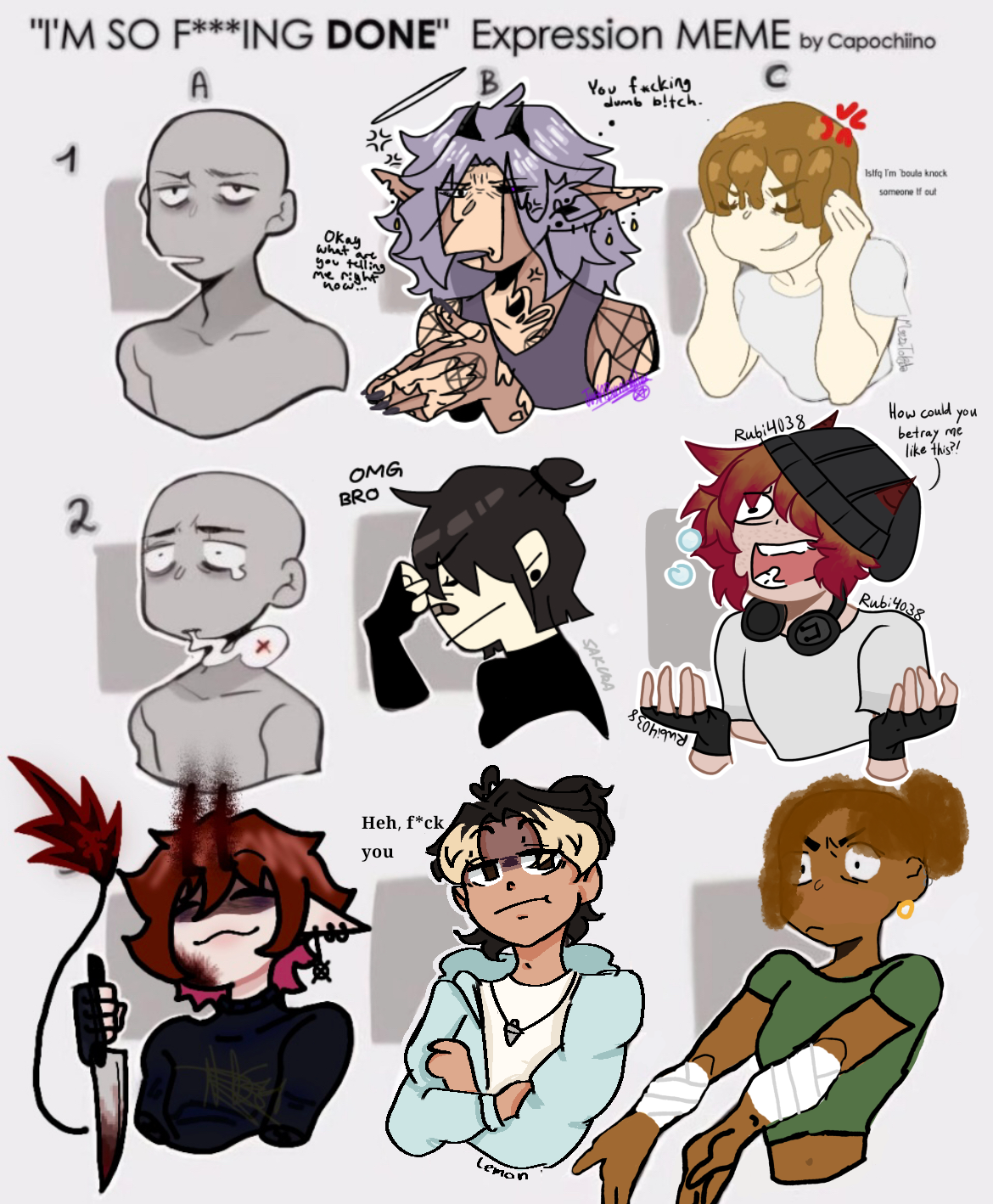 'I'm done' collab - ibisPaint