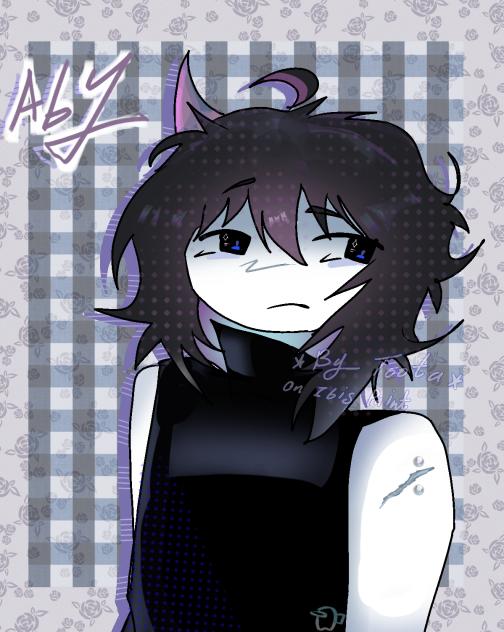 one horned creature - ibisPaint