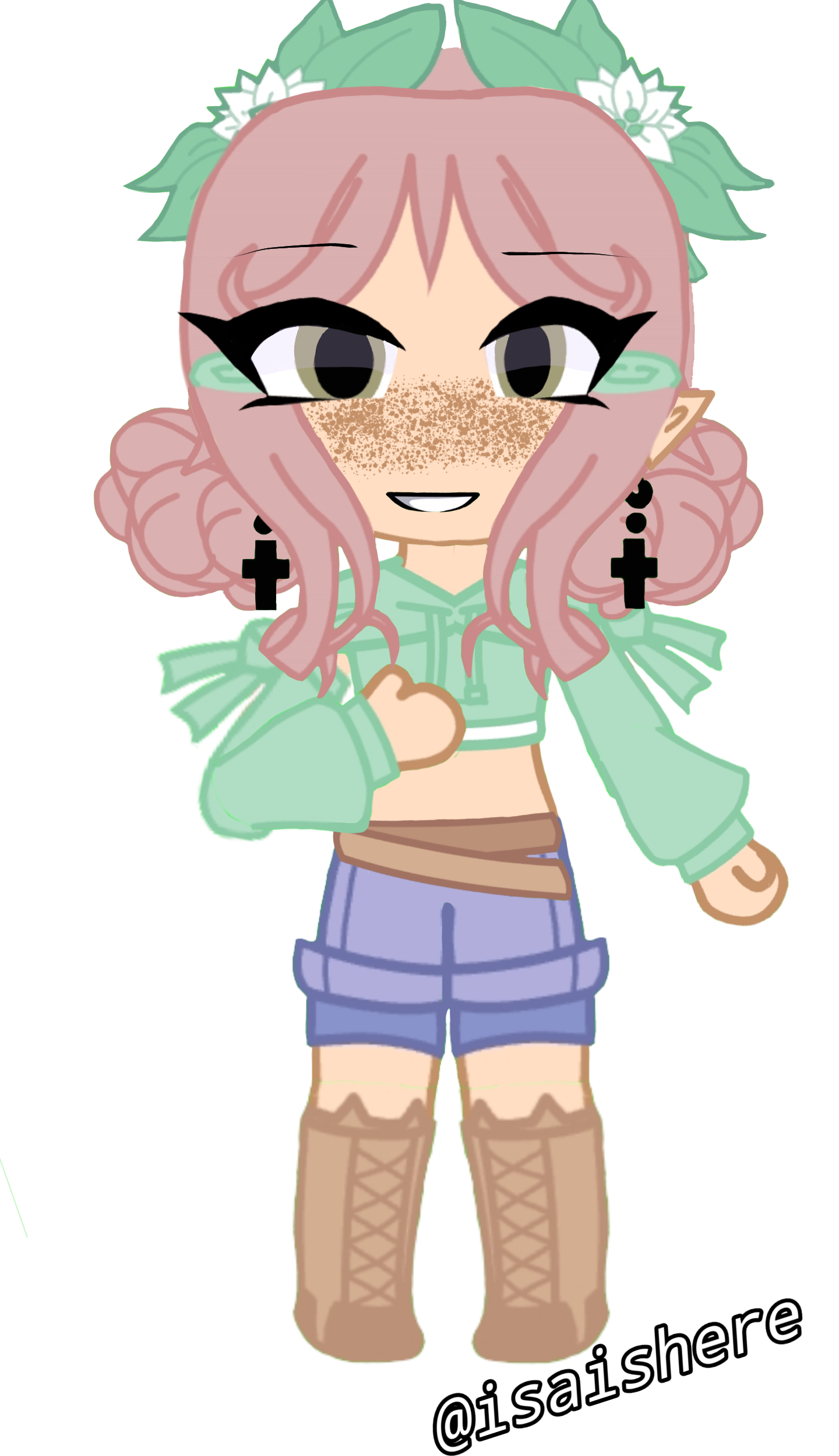 Front-Faced Gacha Club OC - ibisPaint