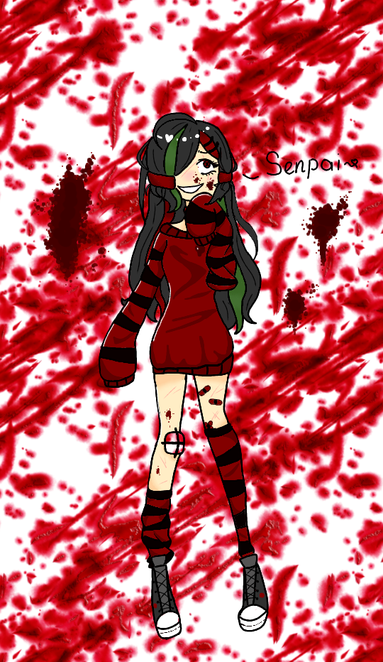 Senpai~ (speedpaint of my oc cherry) - ibisPaint