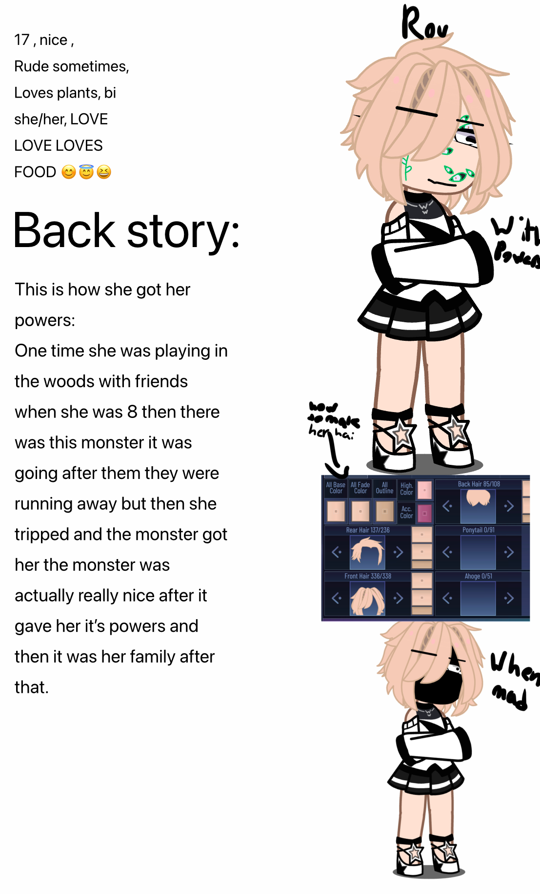 Rou for Gacha story - ibisPaint