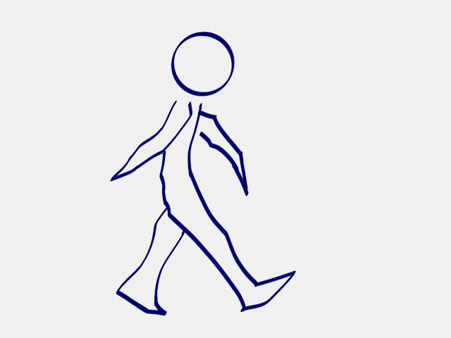 Walk cycle - ibisPaint