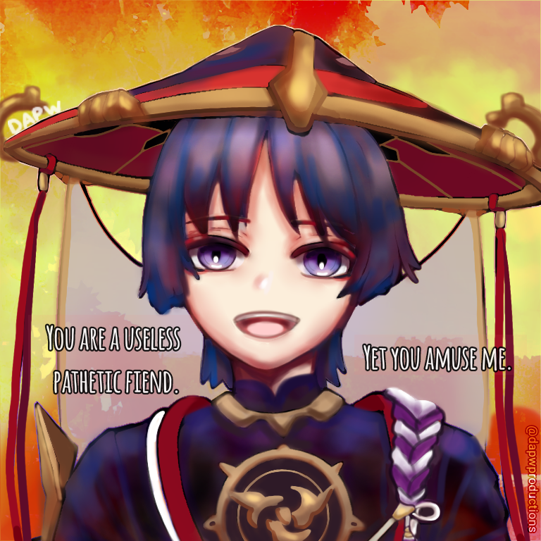 Scaramouche if he became your ally - ibisPaint