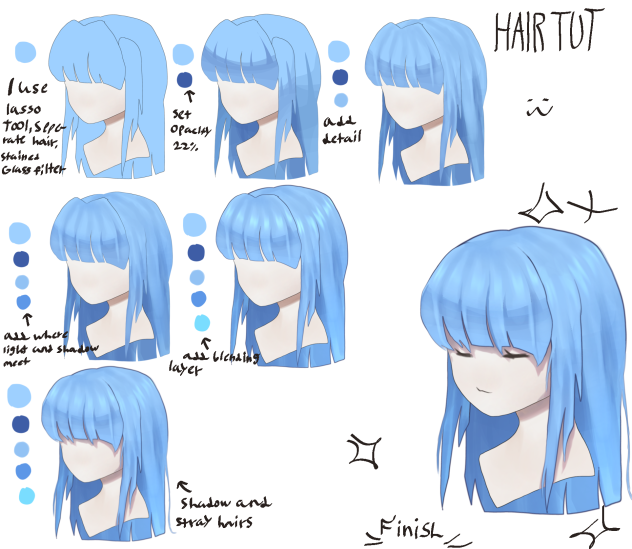 Hair tut - ibisPaint