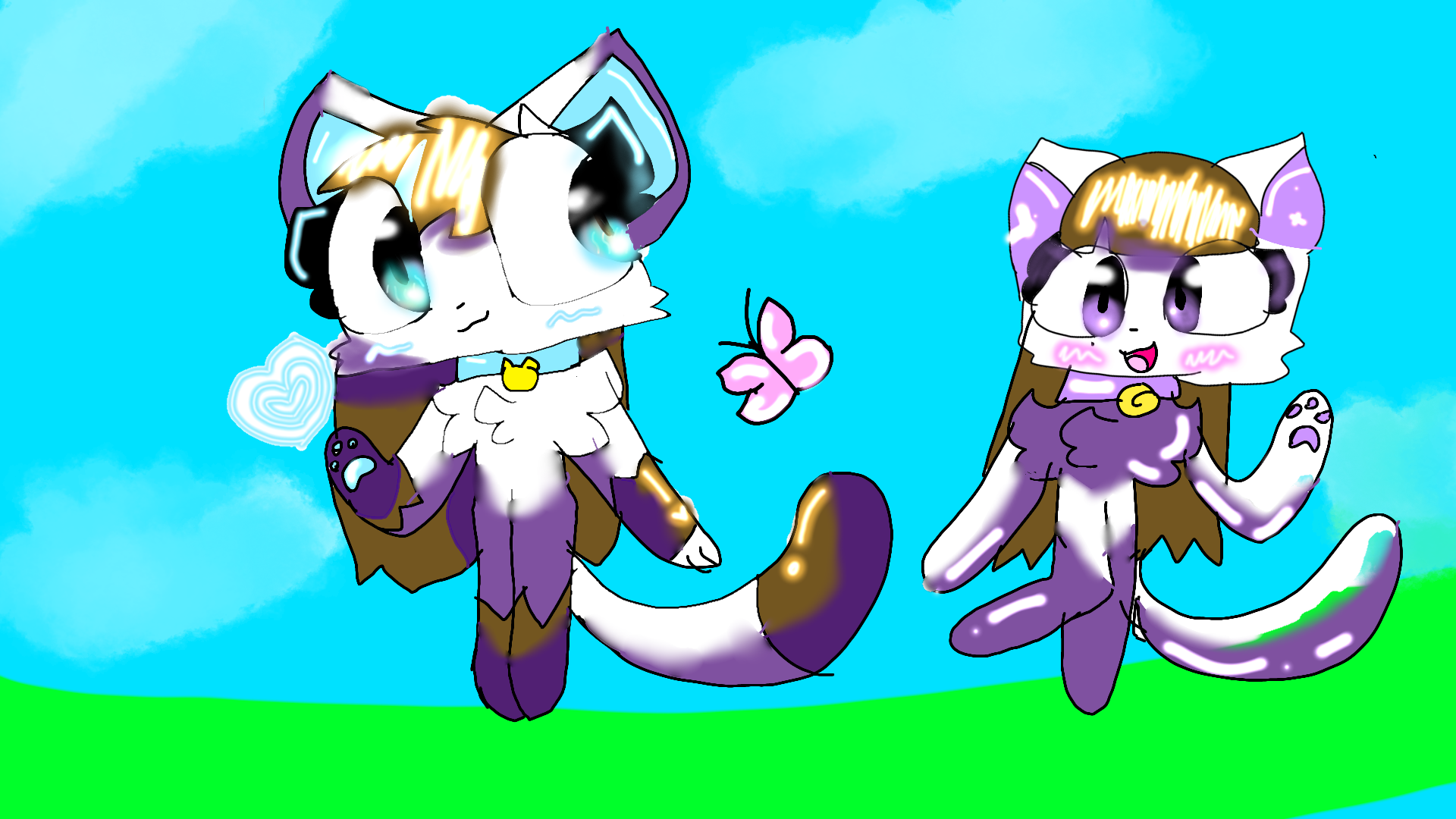 Catty and Rosie Speedrun - ibisPaint