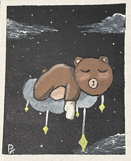 Sleepy Bear Painting - ibisPaint