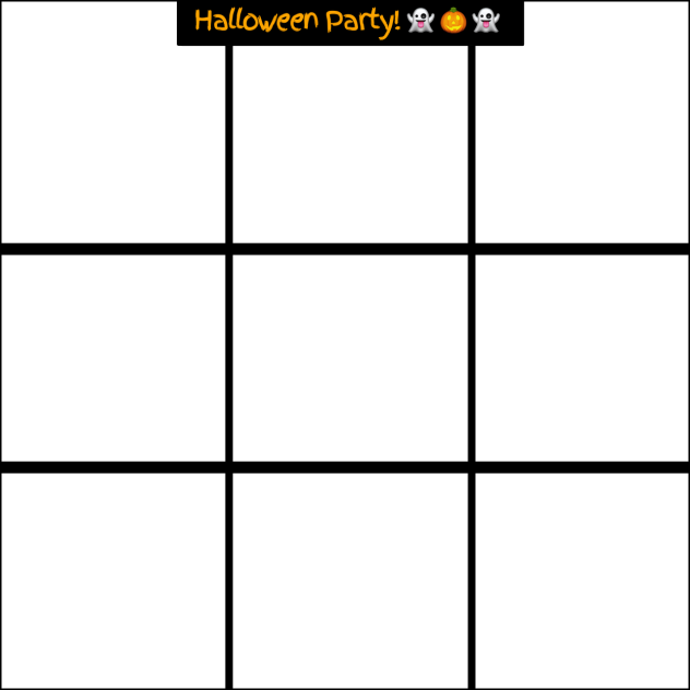 Halloween party collab template! 👻🎃👻 - ibisPaint