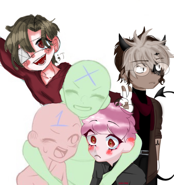 friend group collab. - ibisPaint