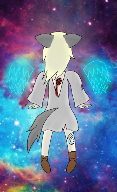 Angelic Wolf SpeedPaint - ibisPaint