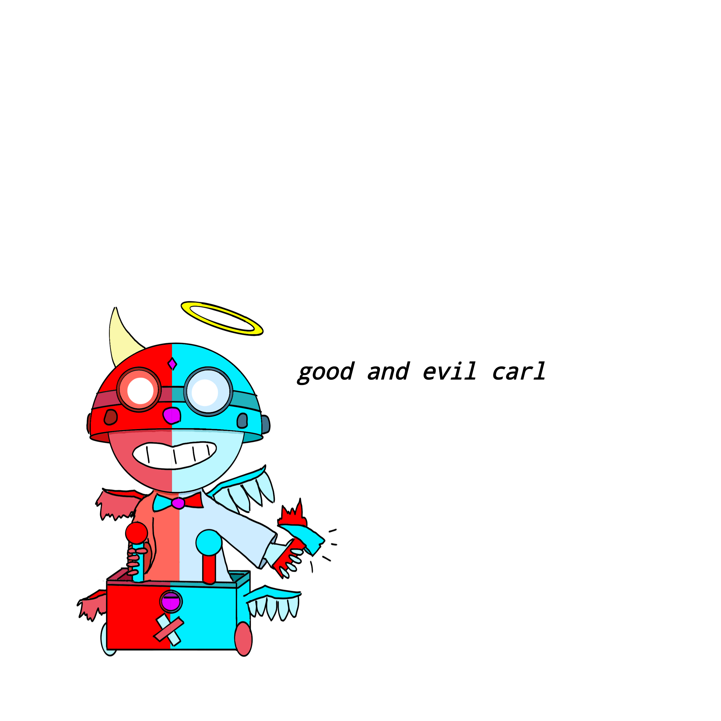 good and evil Carl - ibisPaint