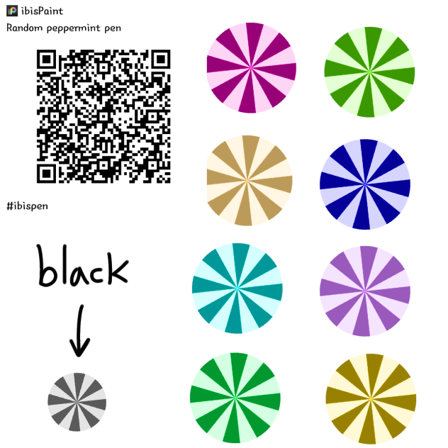 Random peppermint pen - ibisPaint