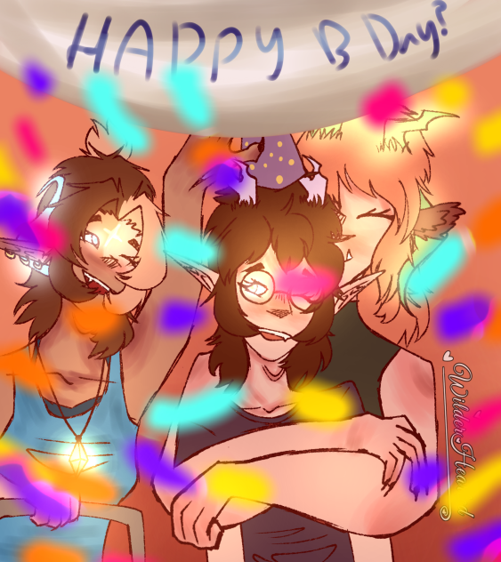 🎉HAPPY BIRTHDAY ARTEMIS!!!!🎉 - ibisPaint