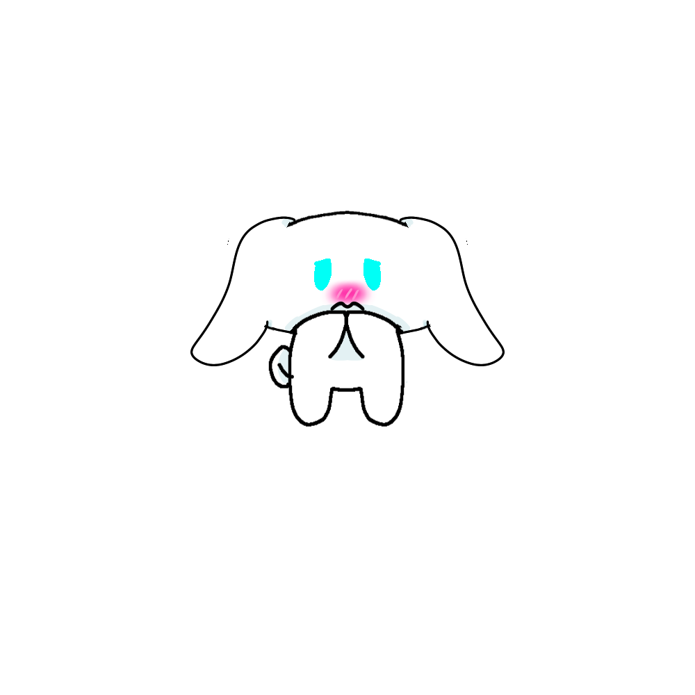 Cinnamoroll but scared - ibisPaint