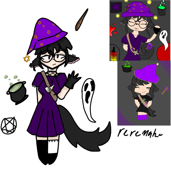 sally the witch reredraw - ibisPaint