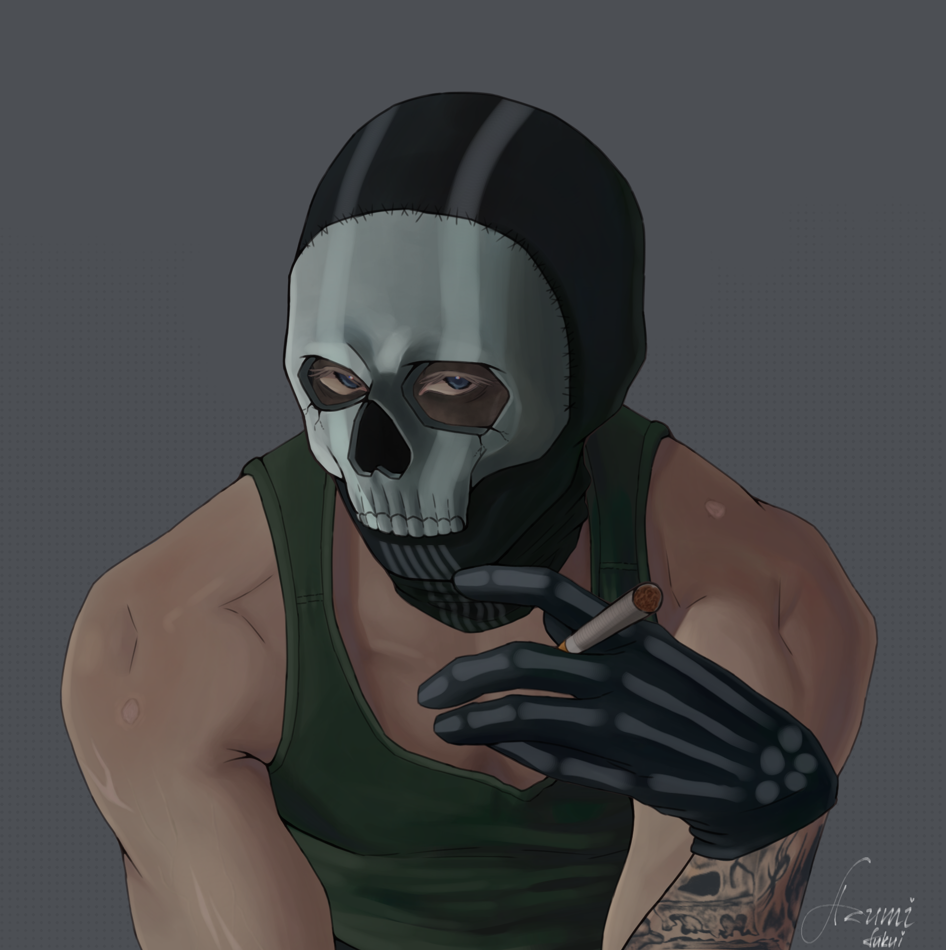 Simon Ghost Riley - ibisPaint