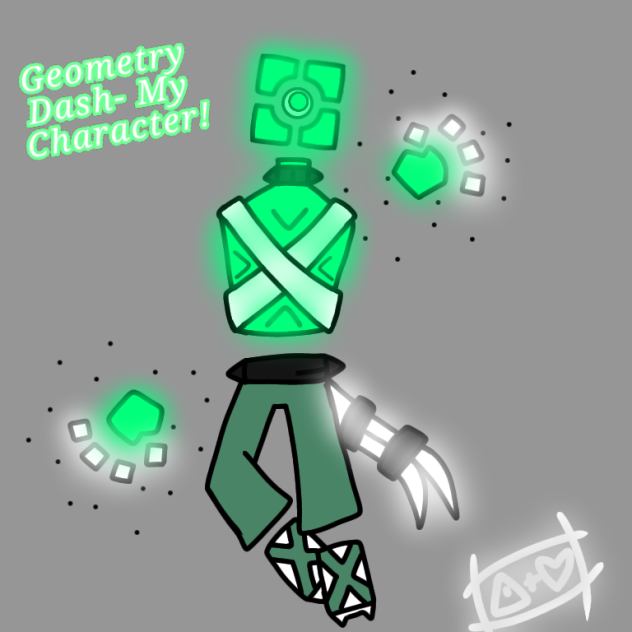Geometry Dash Character! - ibisPaint