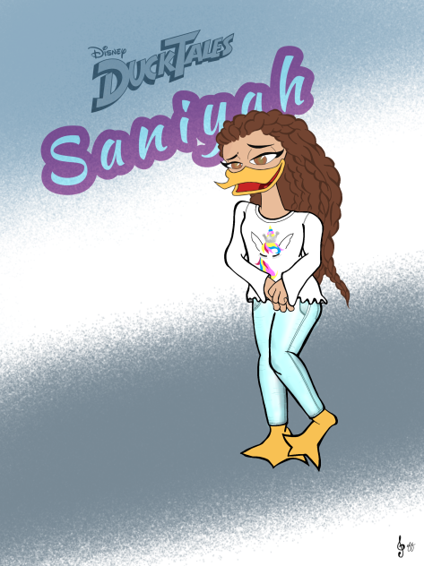 Saniyah, in Ducktales - ibisPaint