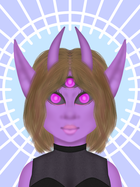 random OC #2 Alien girl - ibisPaint