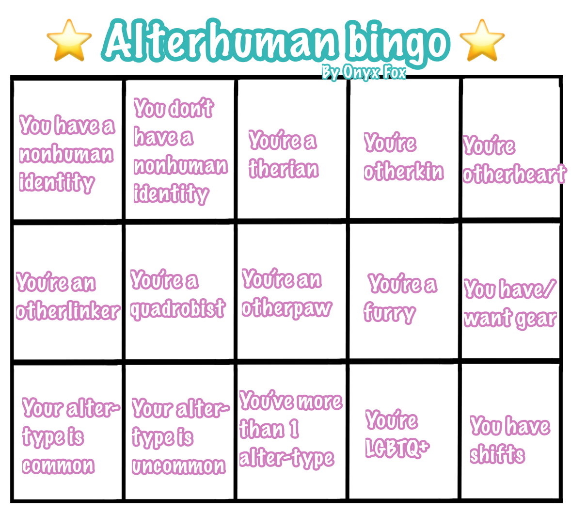 Alterhuman Bingo!! - ibisPaint