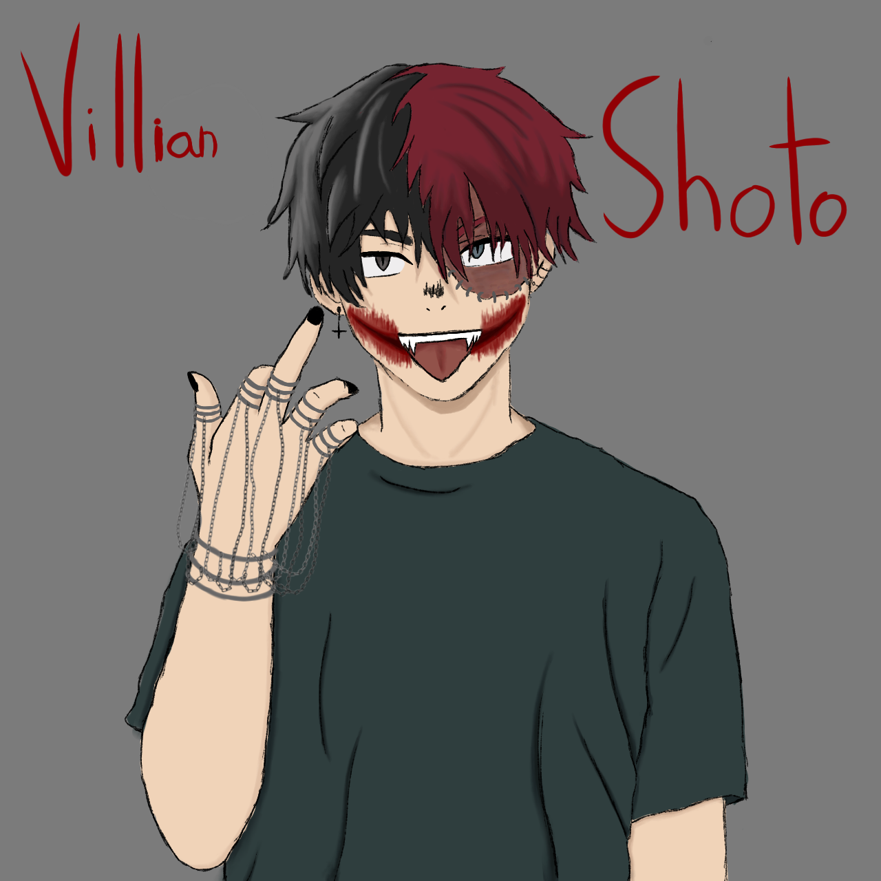 Villian Shoto Todoroki - ibisPaint