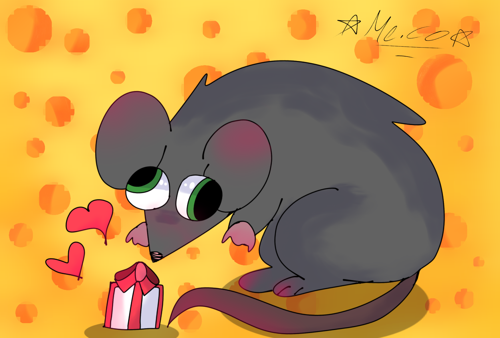 Cheese rat ;) - ibisPaint