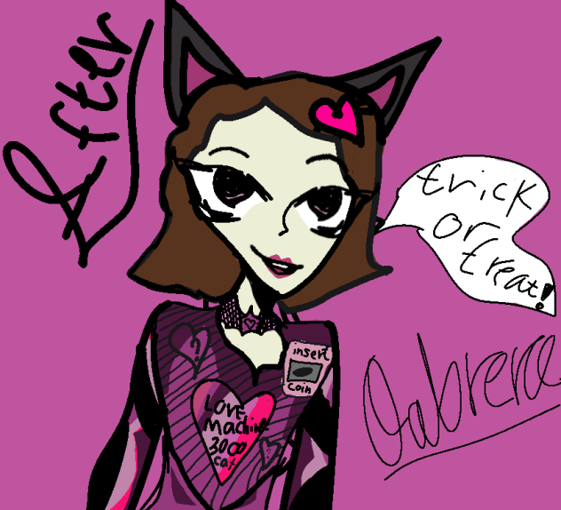 Love Machine Cat (Halloween Special) - ibisPaint