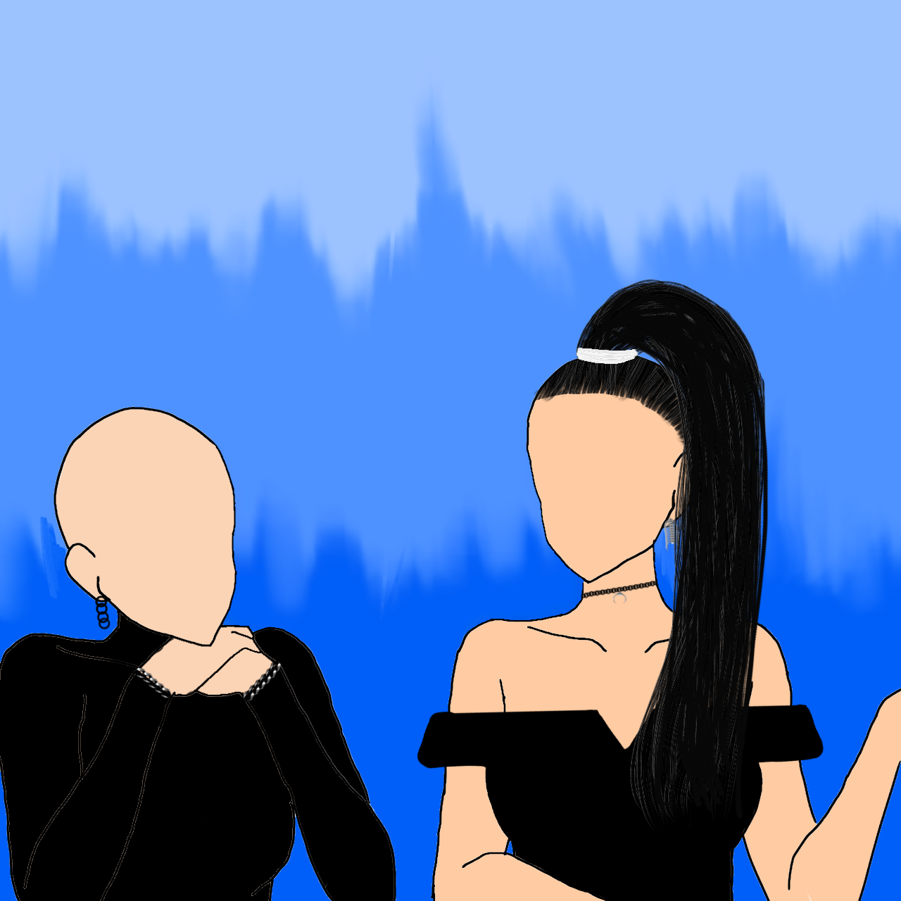 Girls talking - ibisPaint