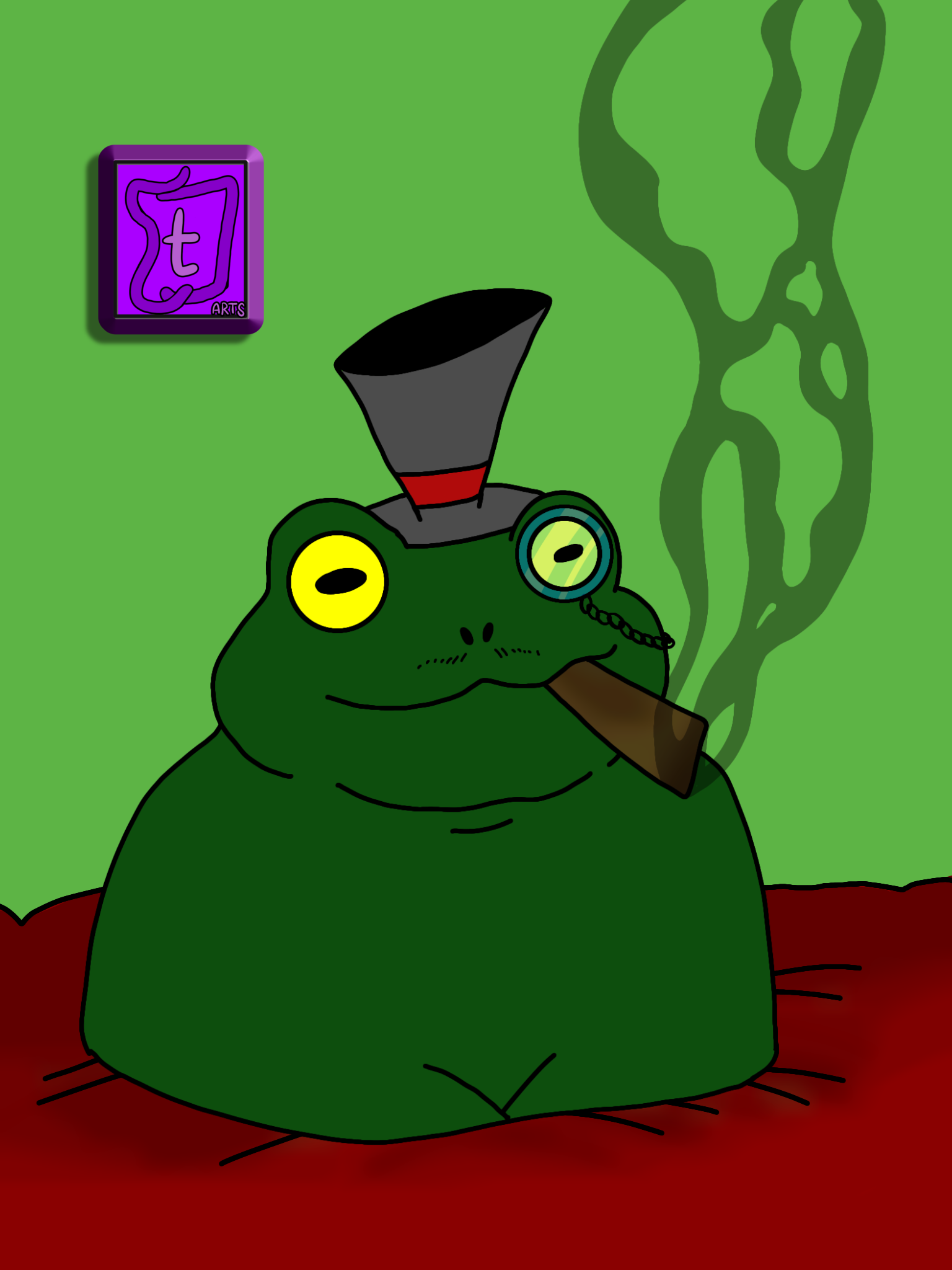 Frog Boss 🐸 🎩 - ibisPaint
