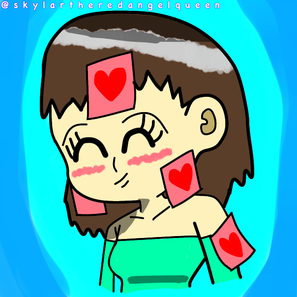 A Girl Got A Love Sticky Note - ibisPaint