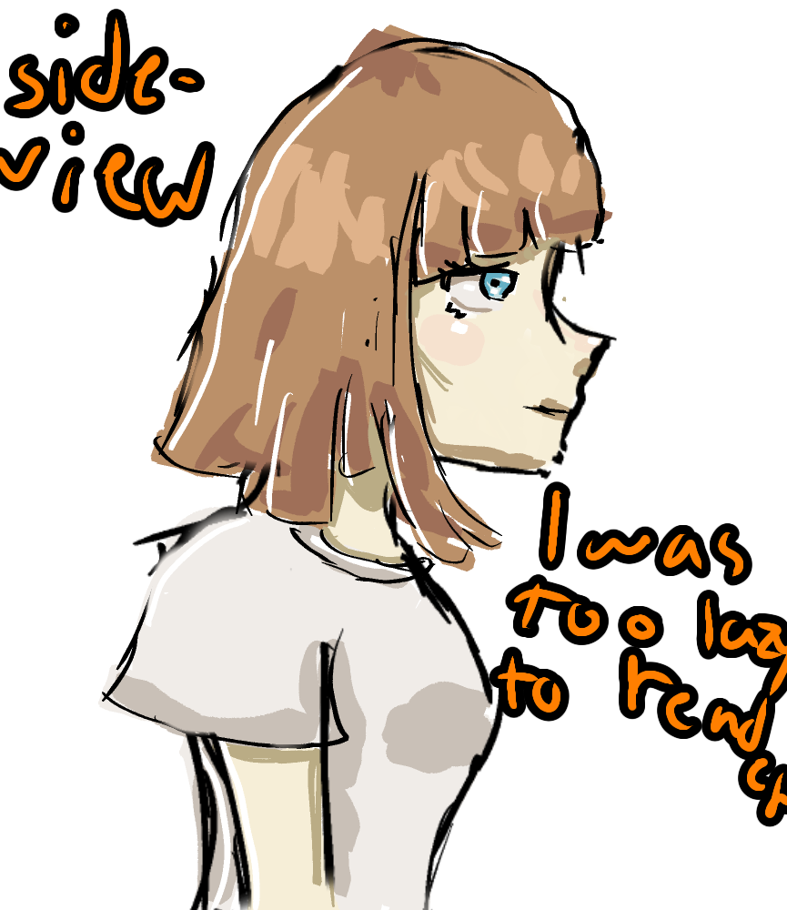 First time to do side view - ibisPaint