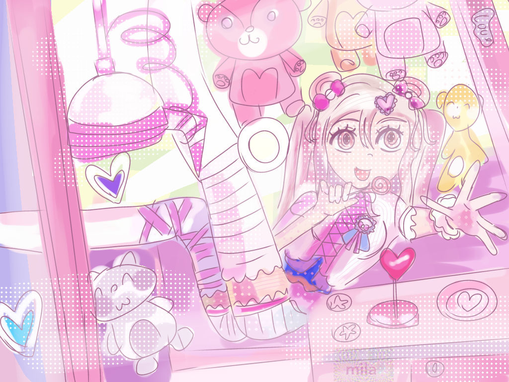 claw machine girlie! 🌀💤 - ibisPaint