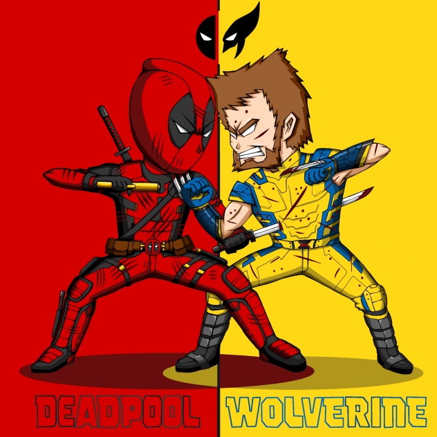 Deadpool Wolverine - ibisPaint